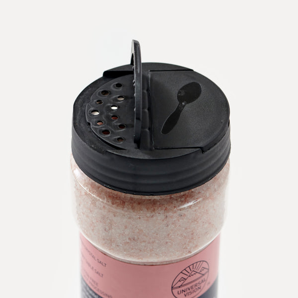 Himalayan Crystal Salt Fine 454g (16oz) Shaker – Universal Vision Trading