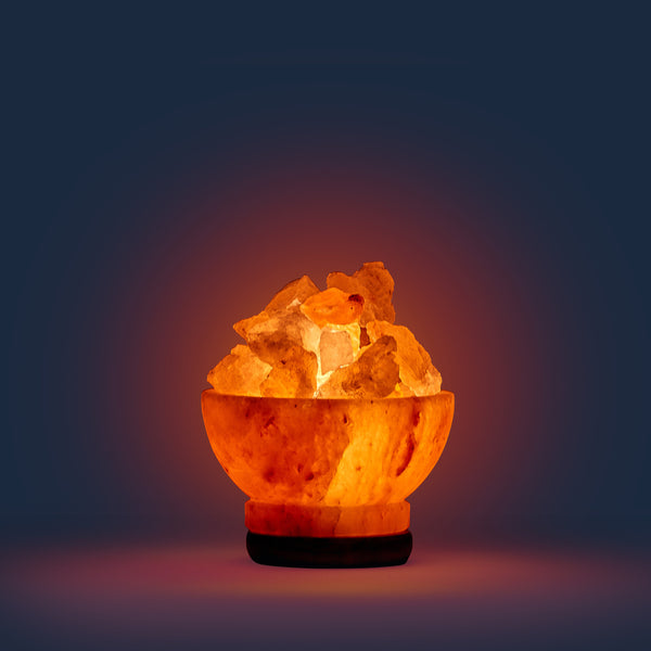 Himalayan Crystal Salt Lamp Fire Bowl – Universal Vision Trading