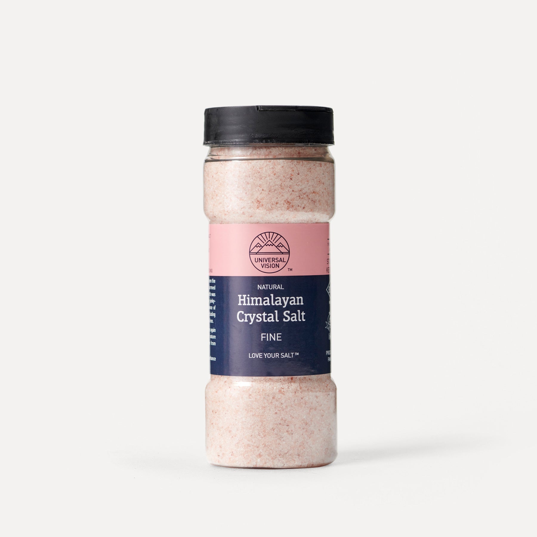 Himalayan Crystal Salt Fine 454g (16oz) Shaker – Universal Vision Trading